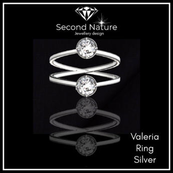 Second Life Marketplace - SNJ Valeria Ring Silver ADD!